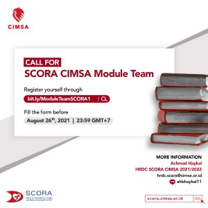Call for SCORA CIMSA Module Team – SCORA CIMSA